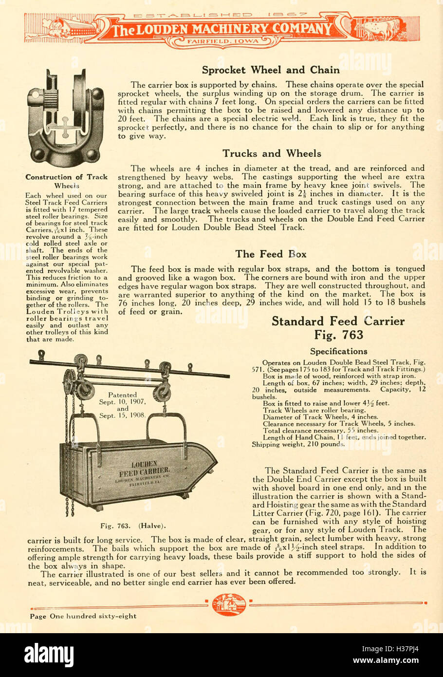 This work describes various barn and stable equipment, including hay ...