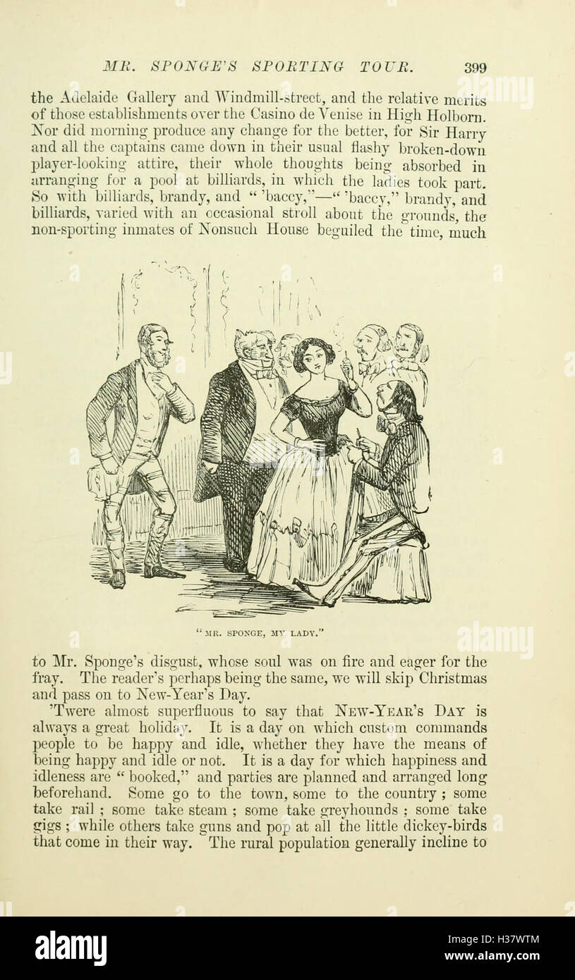 This fictional narrative follows Mr. Sponge on his sporting tour ...