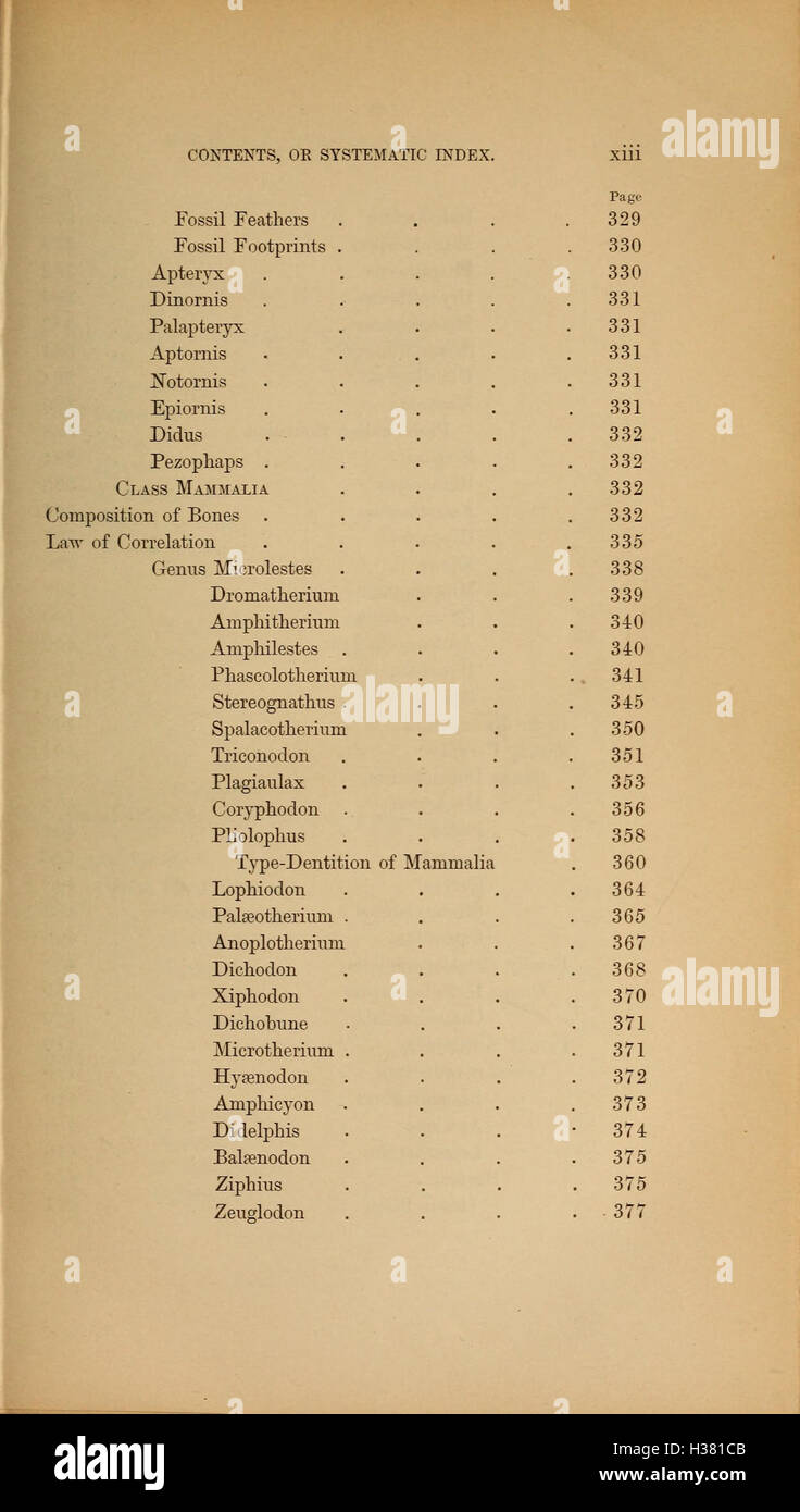 A systematic review of extinct animals and their relationships to Earth ...