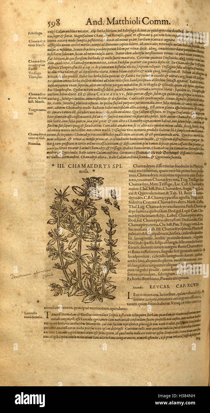 This volume offers commentaries by Petri Andreae Matthioli on ...