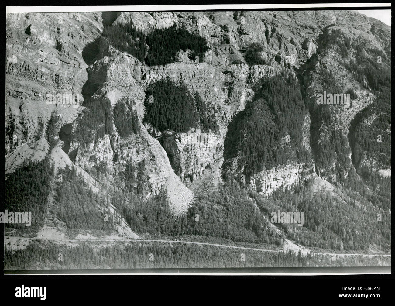 This page contains undated photographs of geological formations found ...