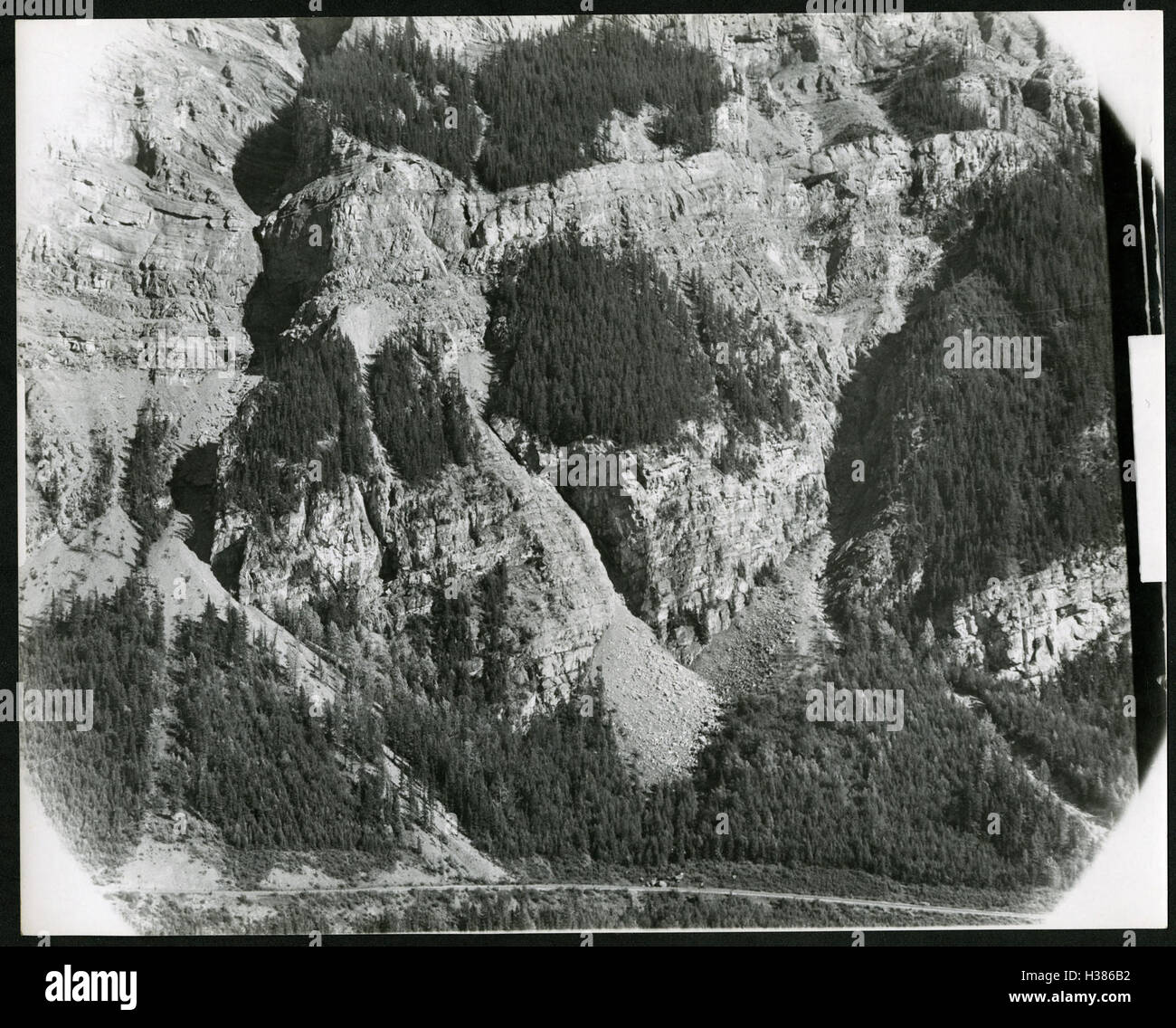 Photographs capturing the geological formations of the Canadian Rockies ...