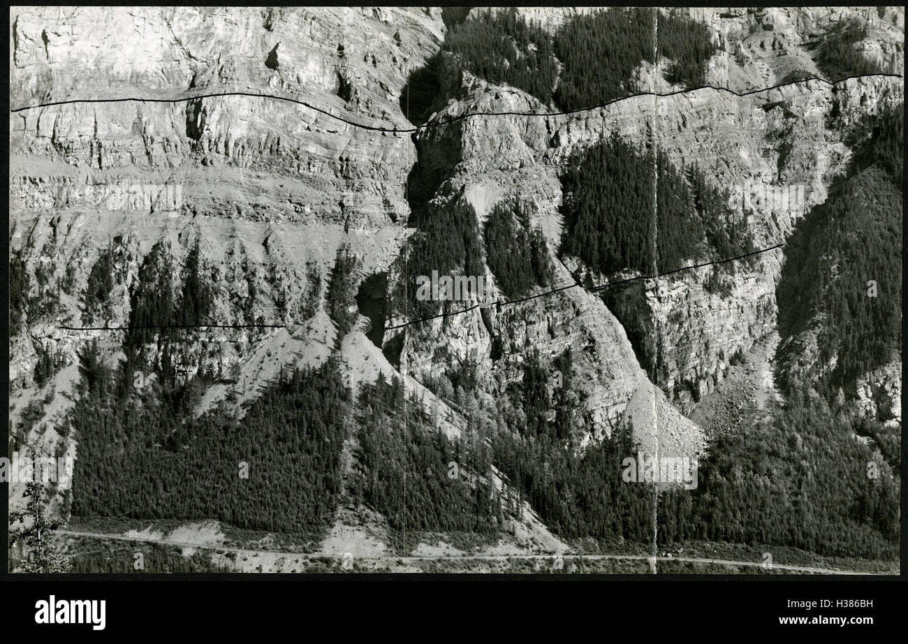 This collection of photographs documents the geological formations in ...