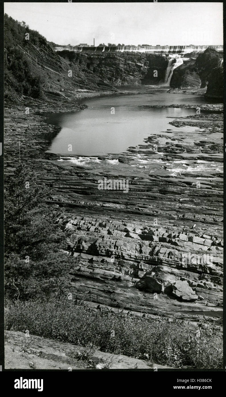 This collection of photographs captures the geological formations of ...