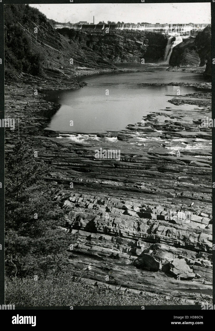 A collection of photographs depicting various geological formations in ...
