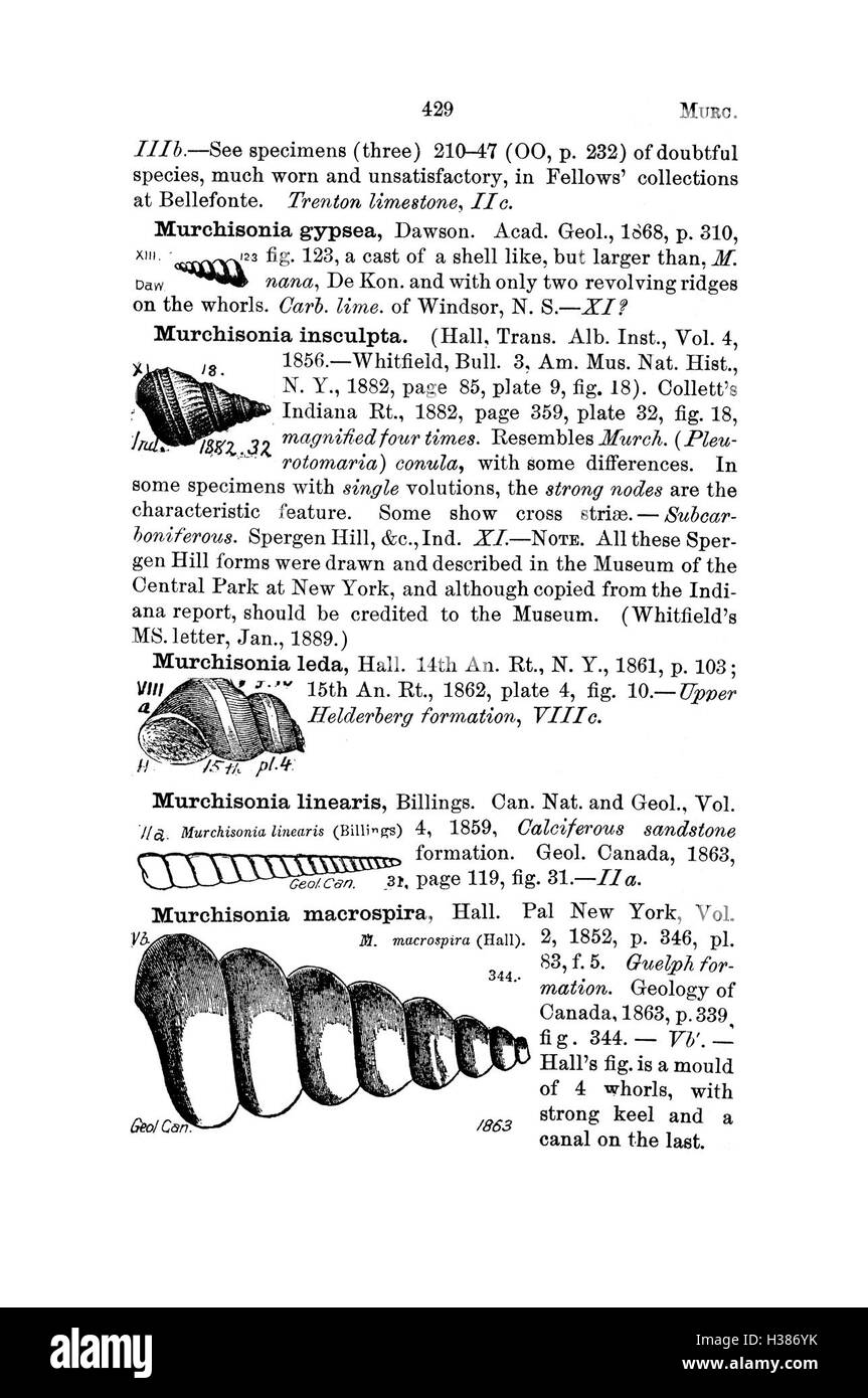 This entry presents a comprehensive list of fossils from Pennsylvania ...