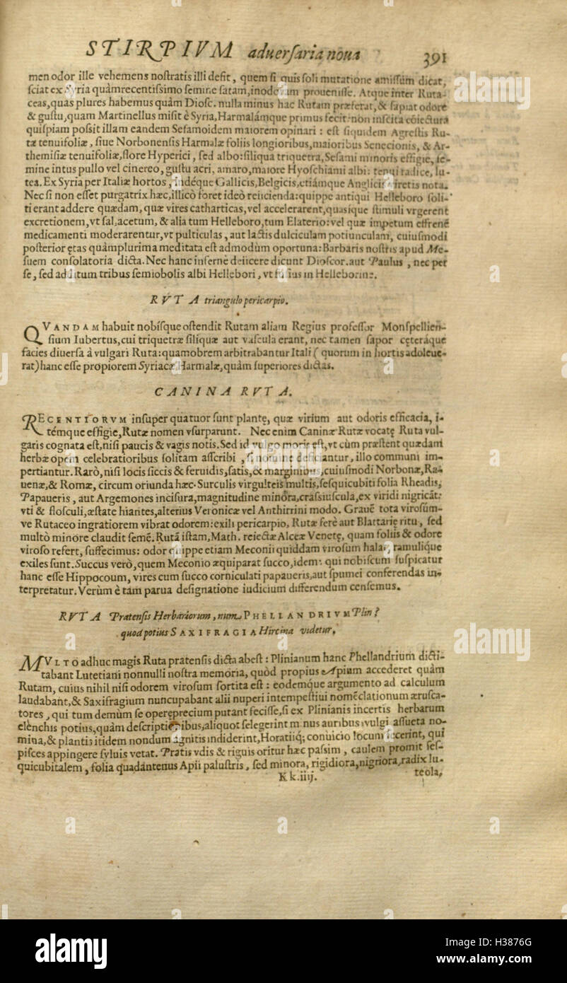 A botanical work on the history of plants, detailing various plant ...