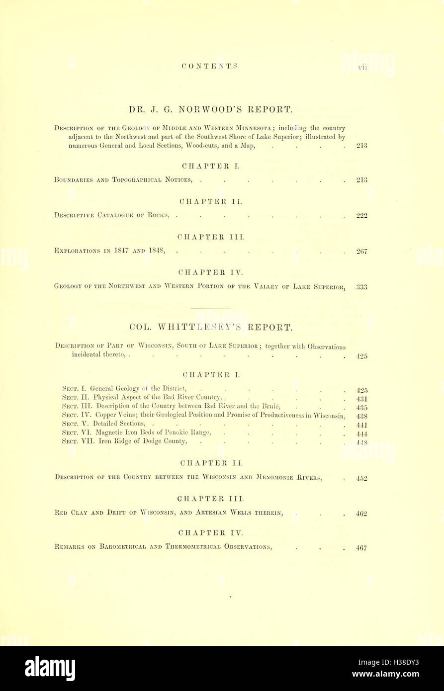 A geological survey report examining the geological features and ...