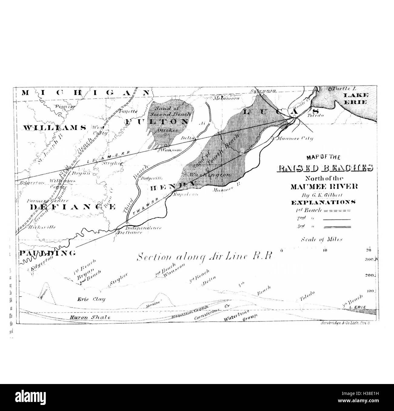 A geological survey report detailing the rock formations, mineral ...