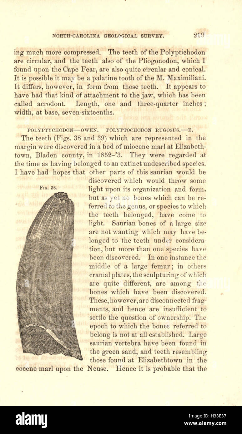 This geological survey report from North Carolina provides data and ...