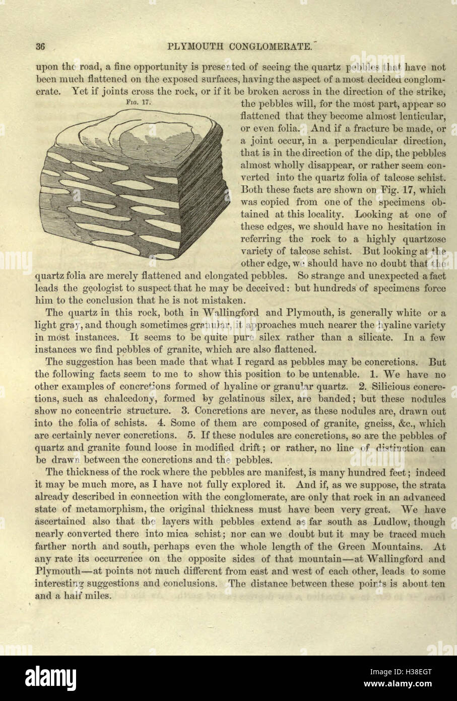 This geological survey reports on the various geological features of ...