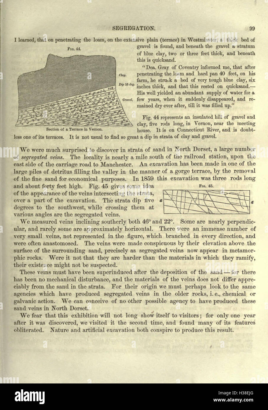 This geological report details the rock formations, mineral deposits ...