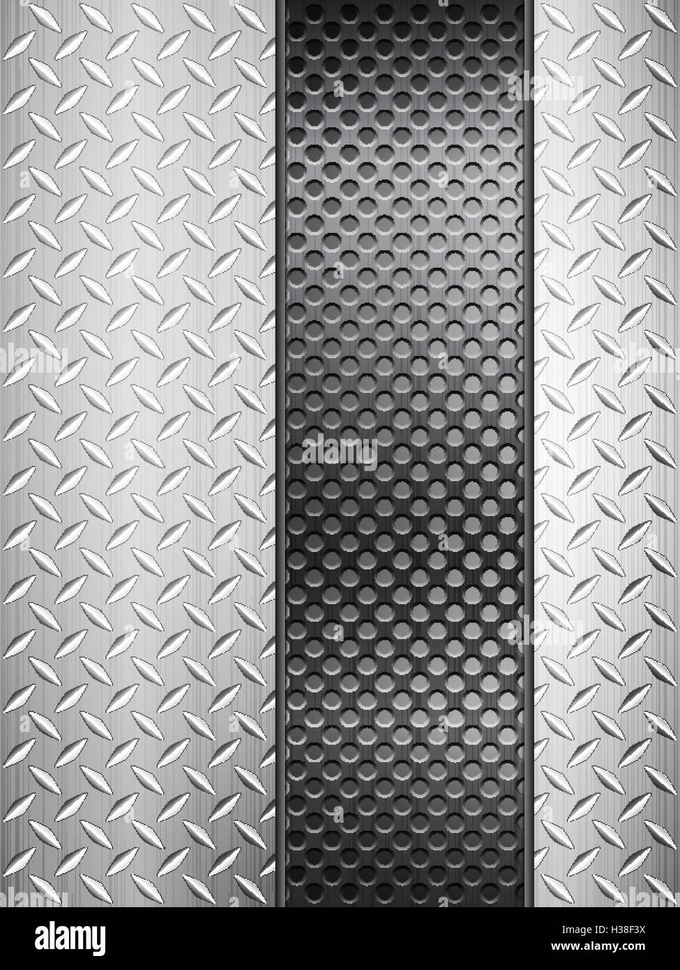 Pattern of metal texture background. Vector illustration Stock Vector ...