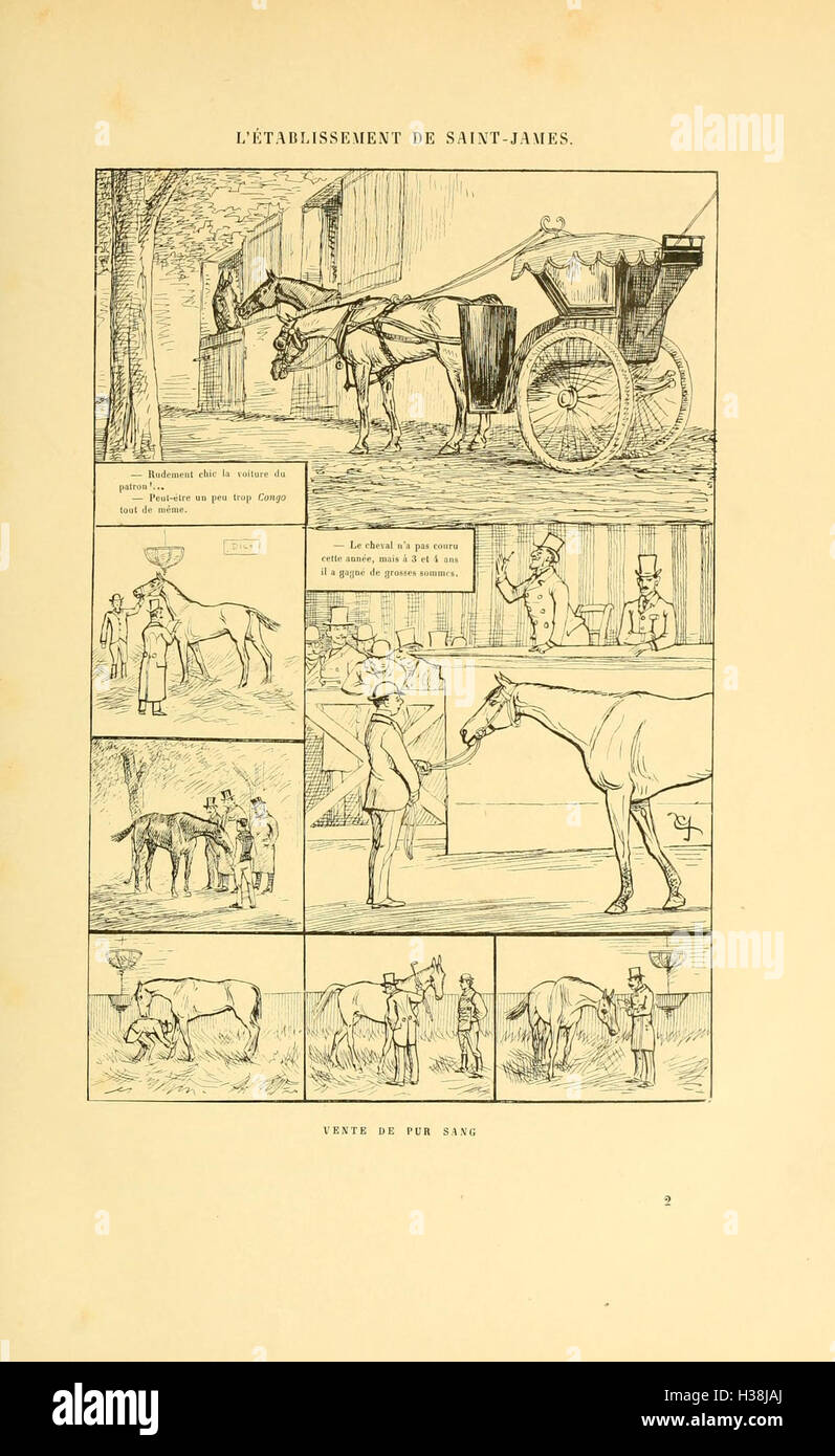 A French work titled 'Sur le turf,' focusing on turf-related activities ...