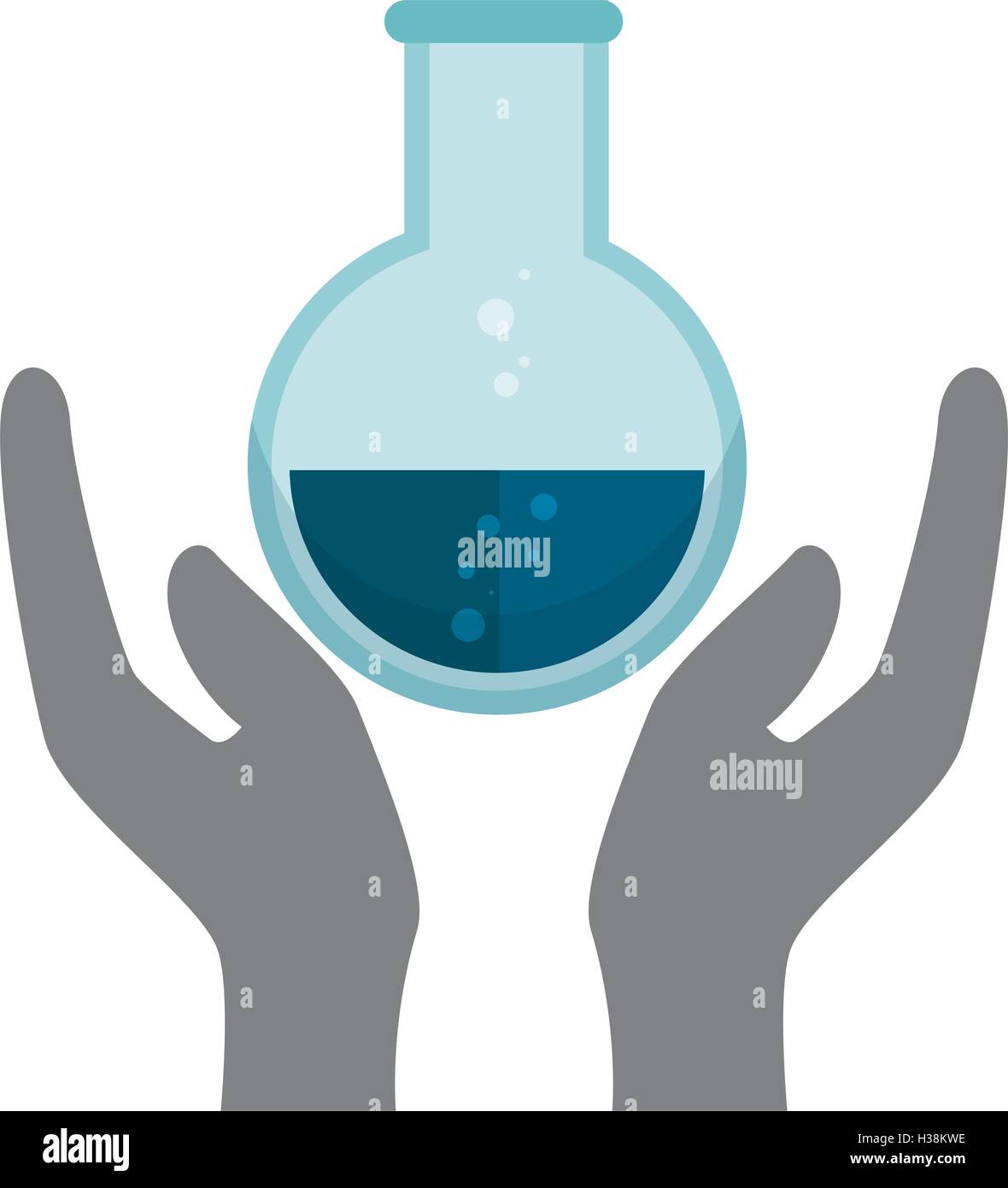 Pharmaceutical lab hands Stock Vector Images - Alamy