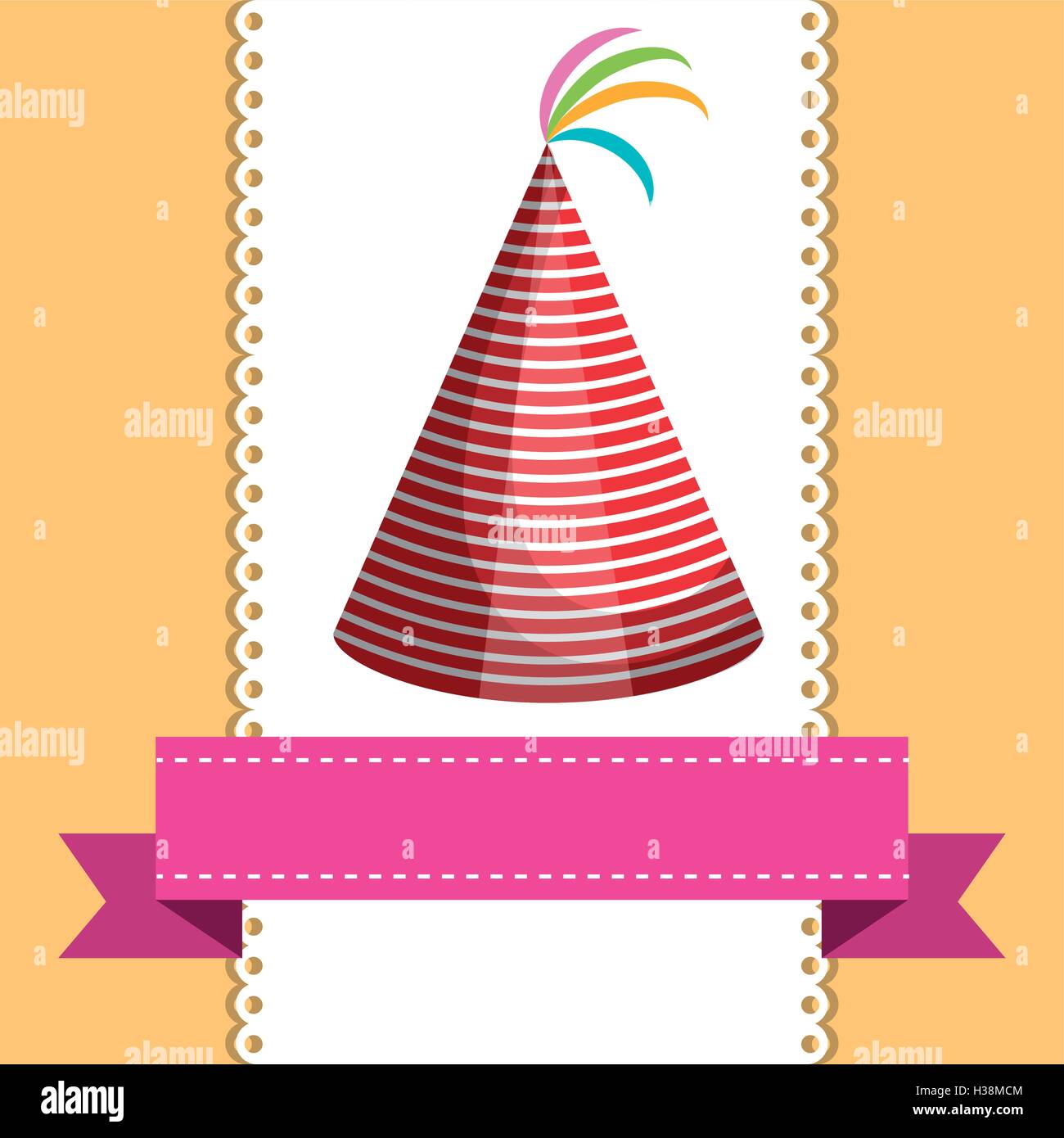 birthday party hat Stock Vector Image & Art - Alamy