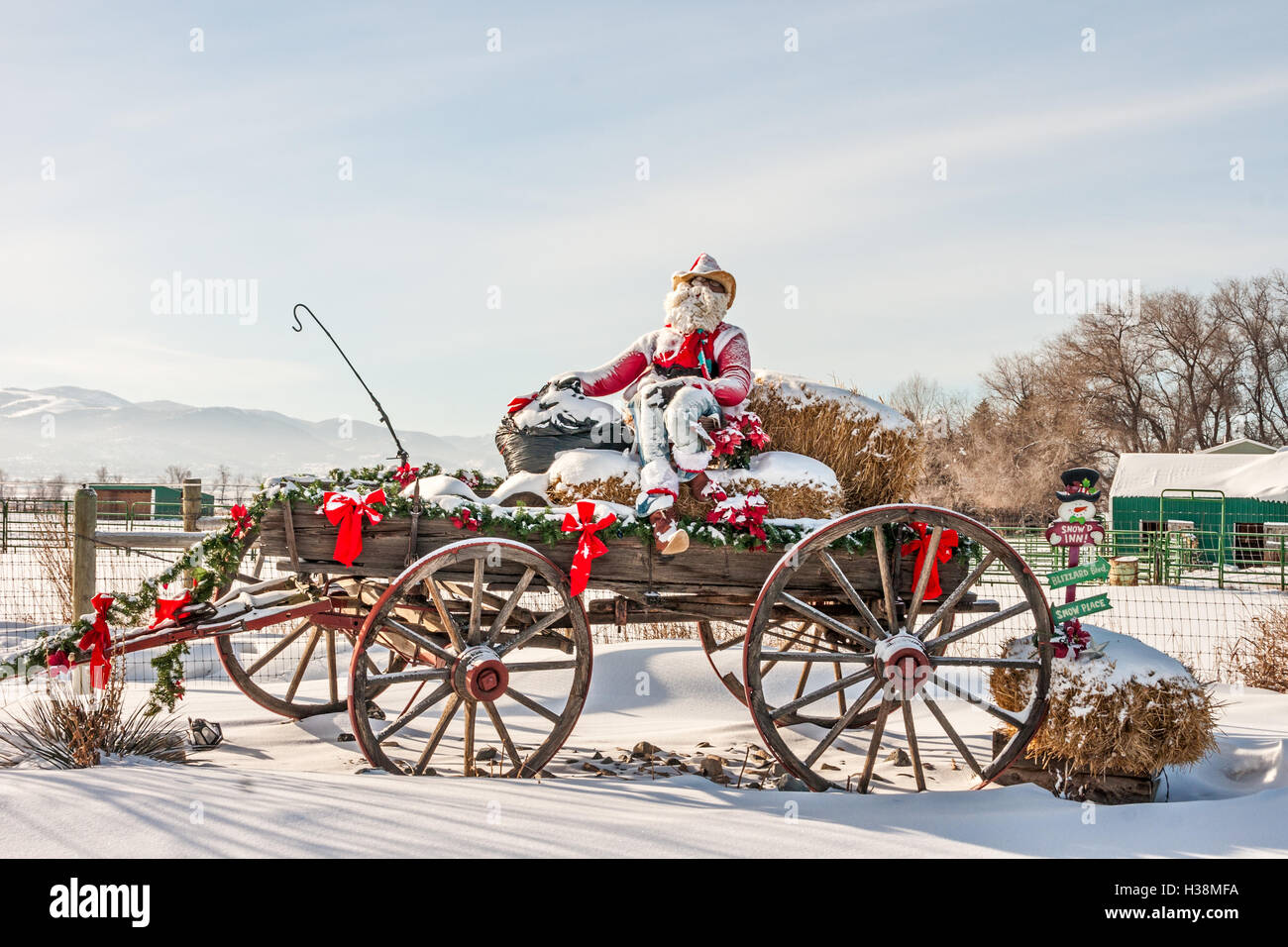 Cowboy Santa Painting