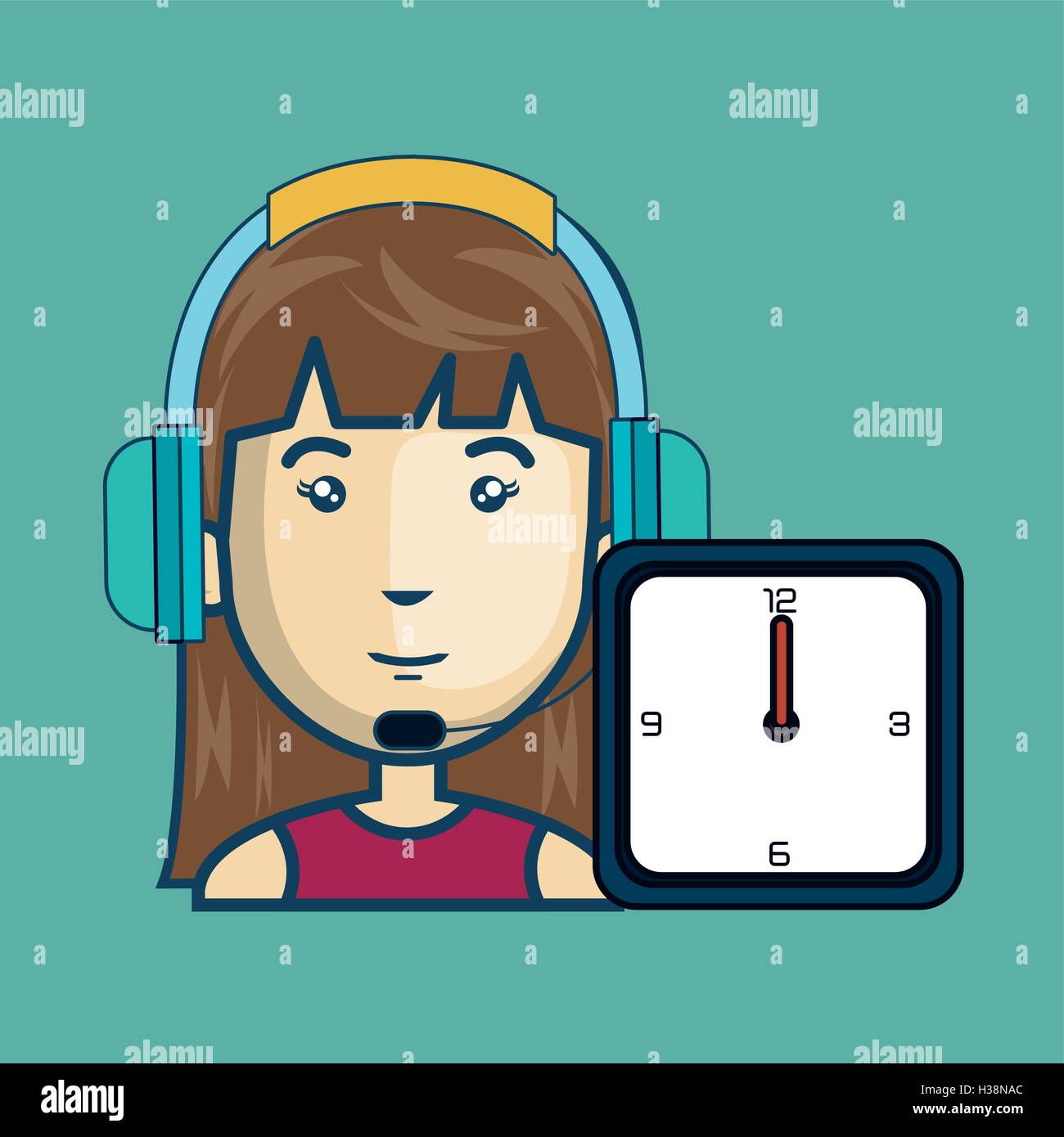 customer call center design Stock Vector Image & Art - Alamy