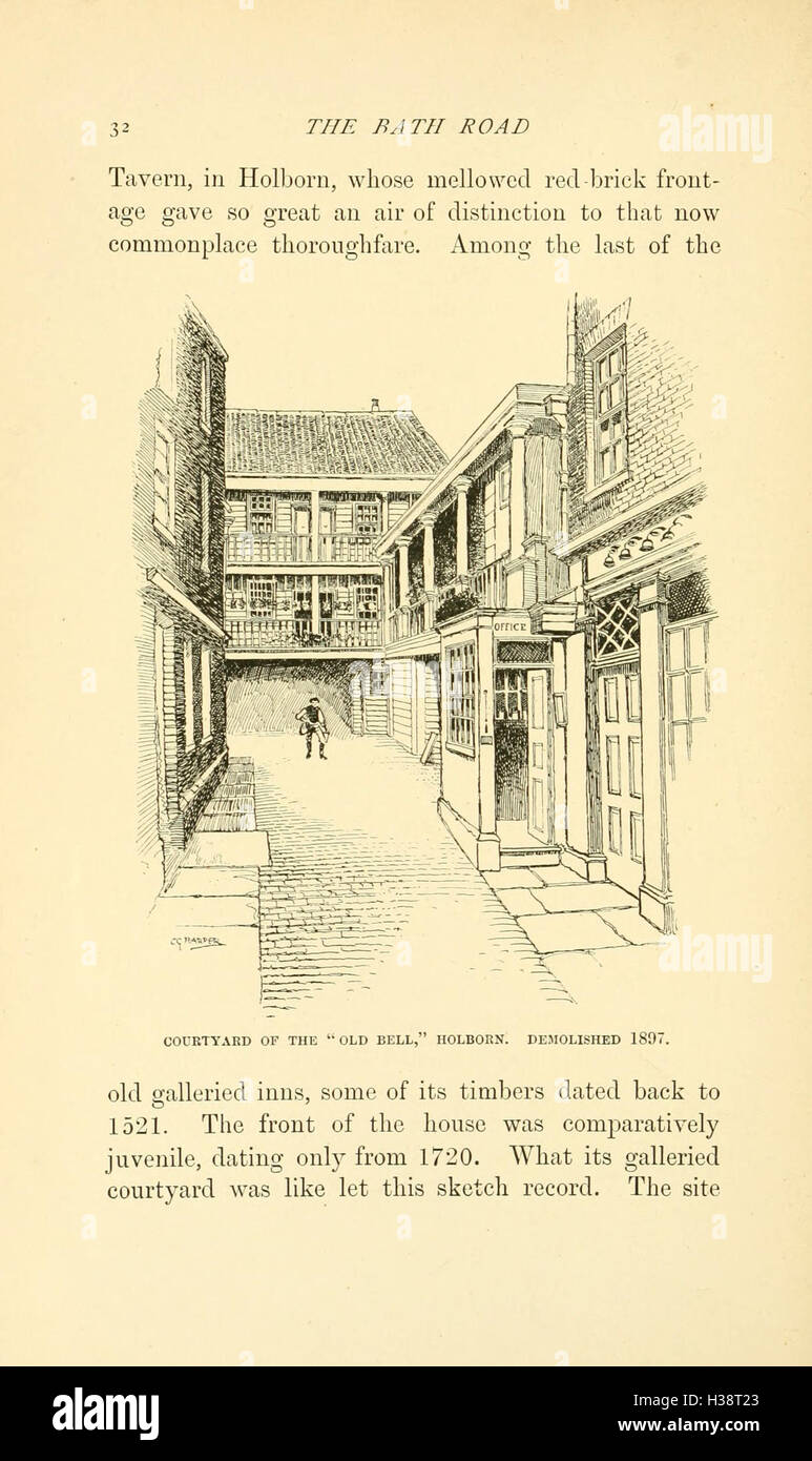 This text describes the Bath Road, detailing its historical ...