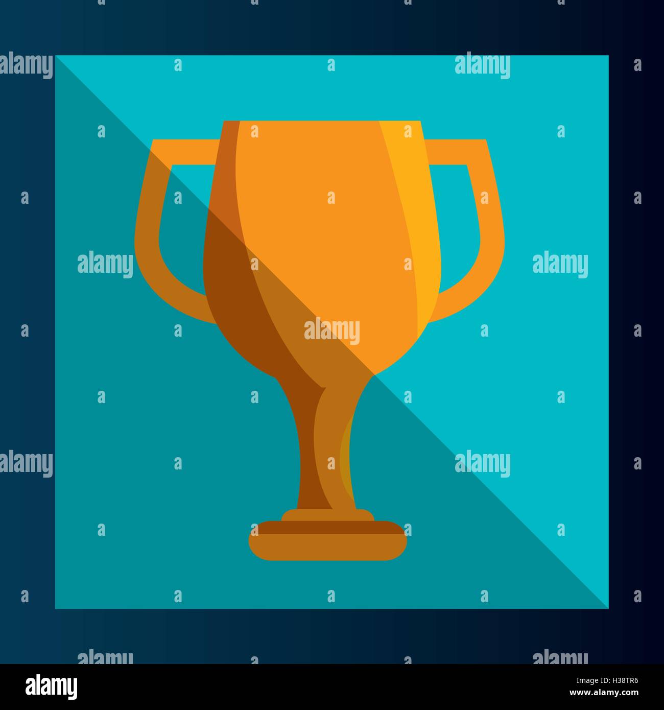 gold trophy icon Stock Vector Image & Art - Alamy