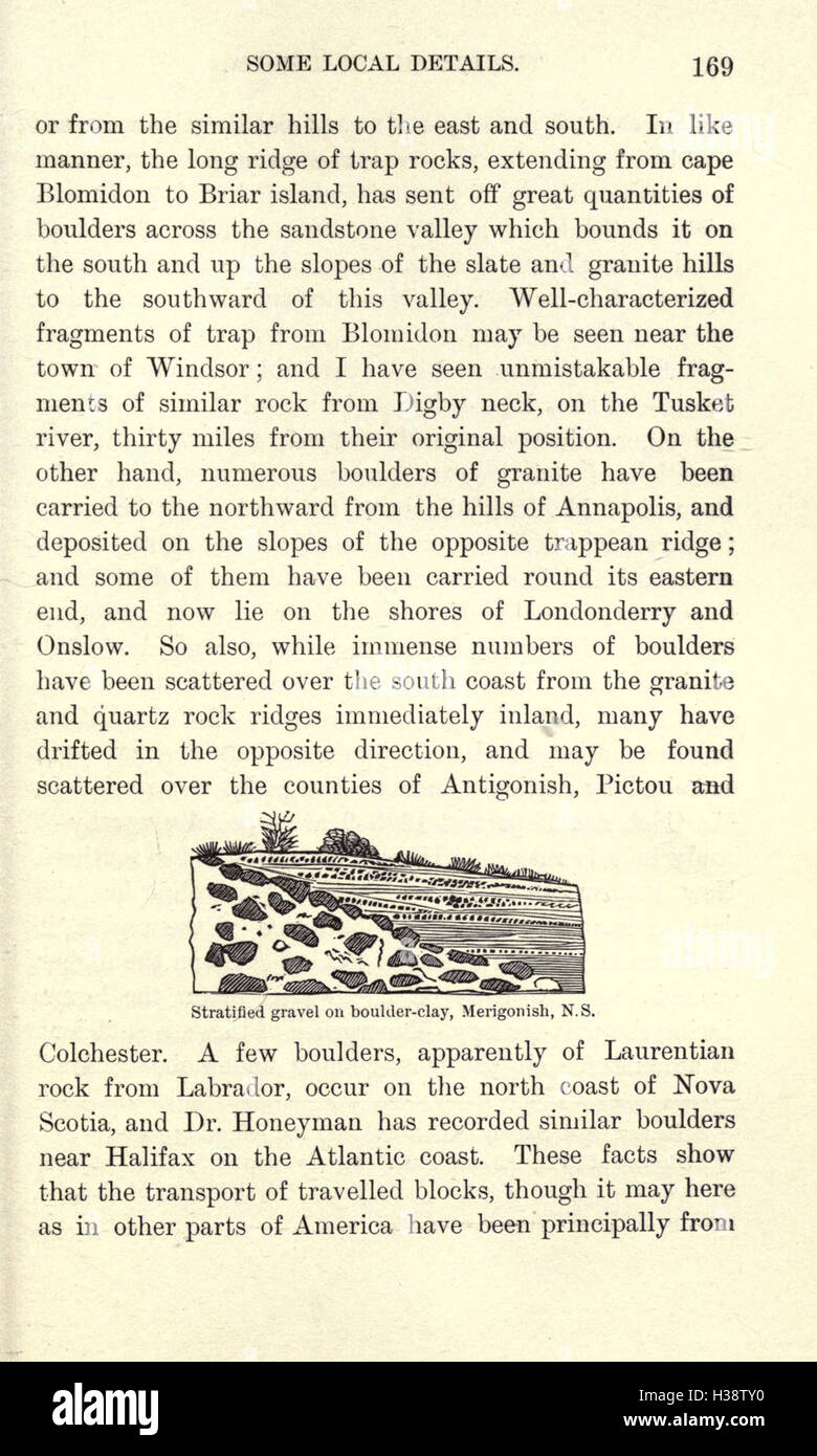 The Canadian ice age (Page 169) BHL242 Stock Photo - Alamy