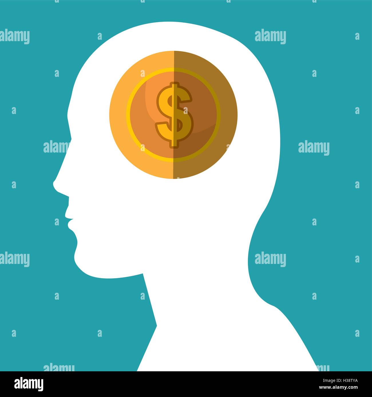 human head profile Stock Vector Image & Art - Alamy