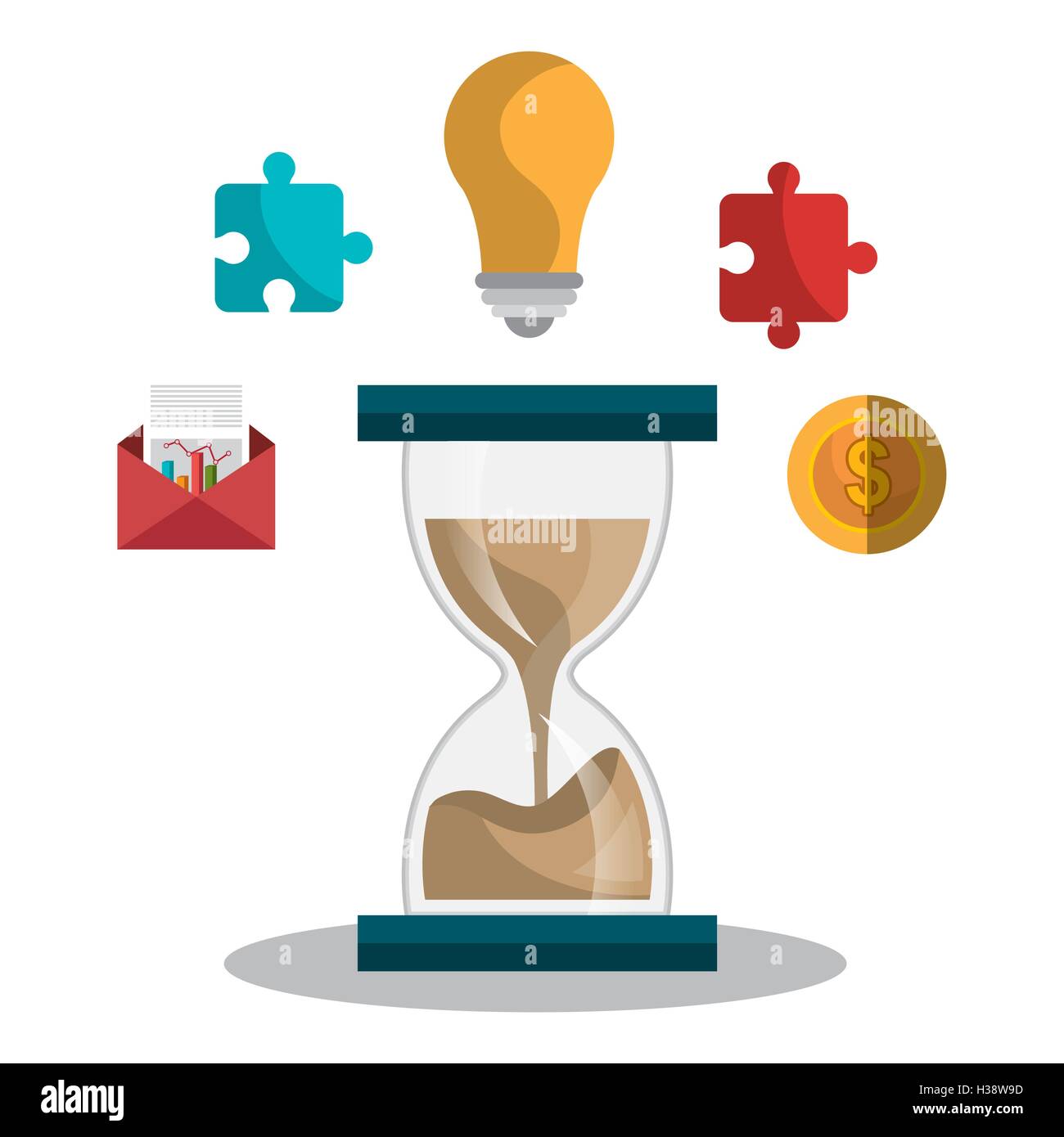 time management design Stock Vector Image & Art - Alamy