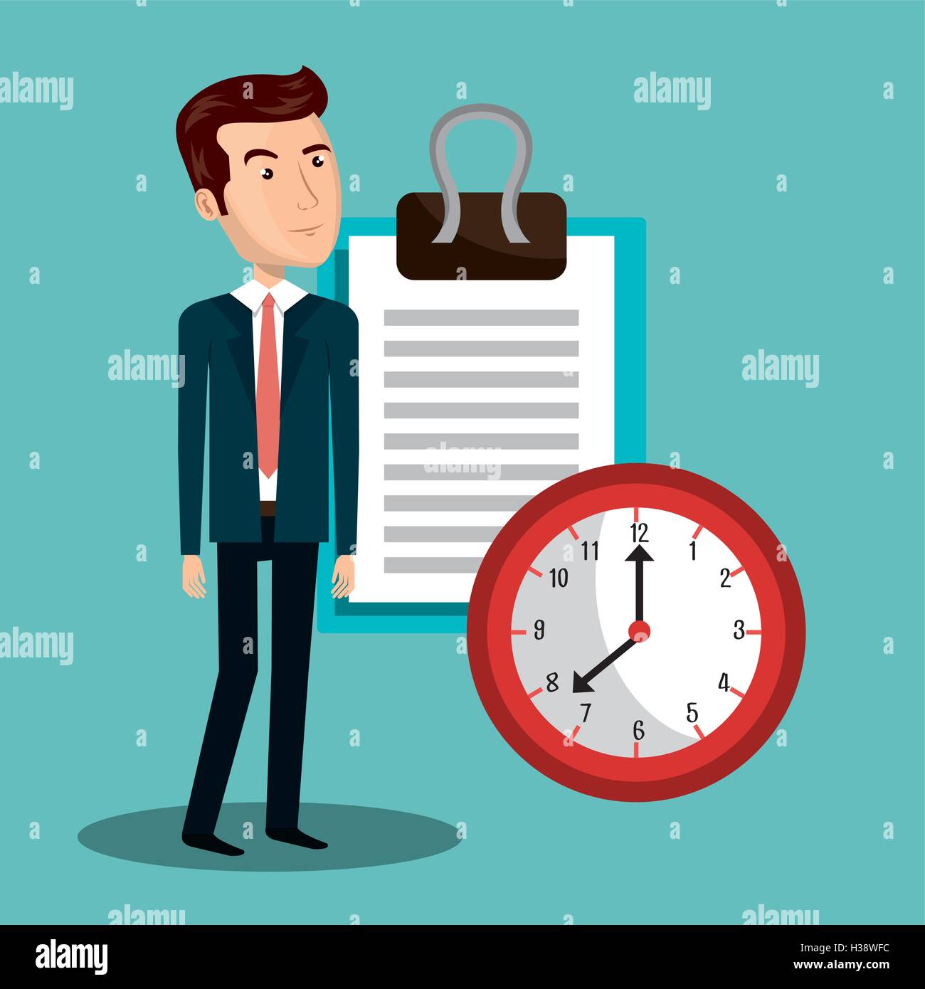 time management design Stock Vector Image & Art - Alamy