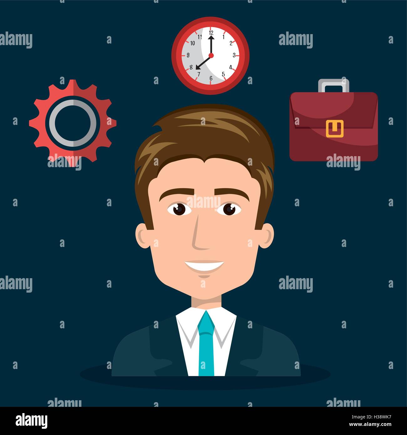 time management design Stock Vector Image & Art - Alamy
