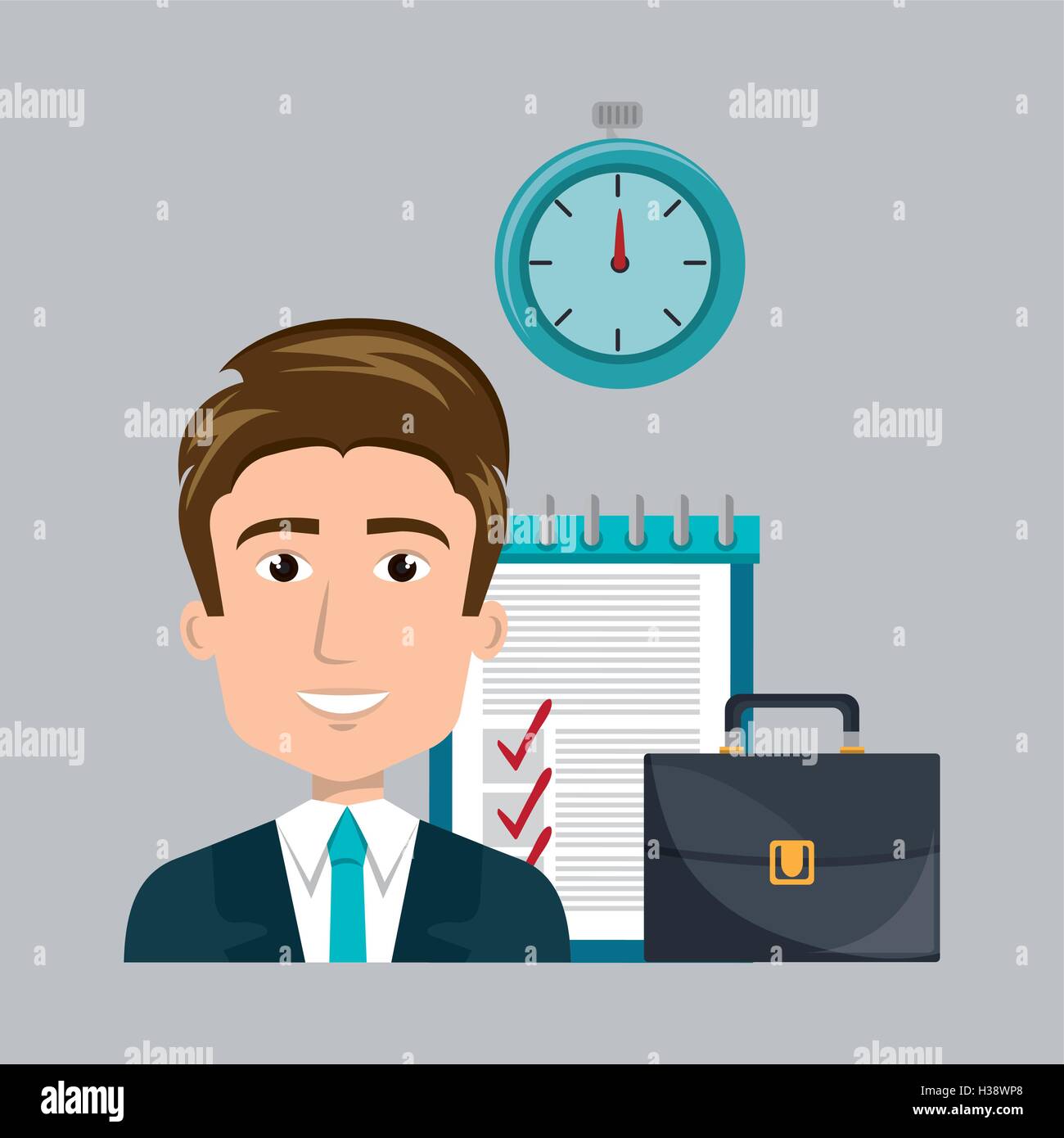 time management design Stock Vector Image & Art - Alamy