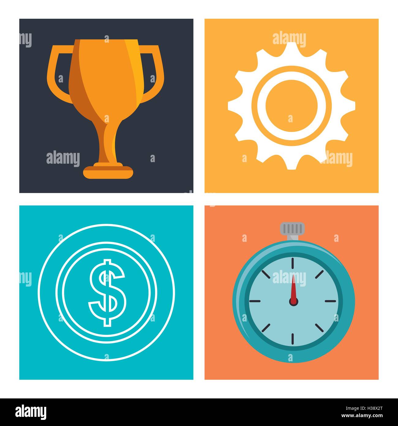 business and time management design Stock Vector Image & Art - Alamy