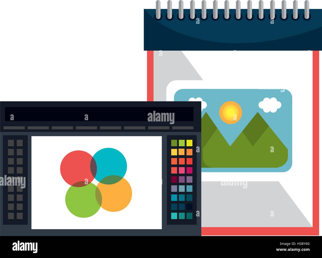 graphic design concept Stock Vector Image & Art - Alamy