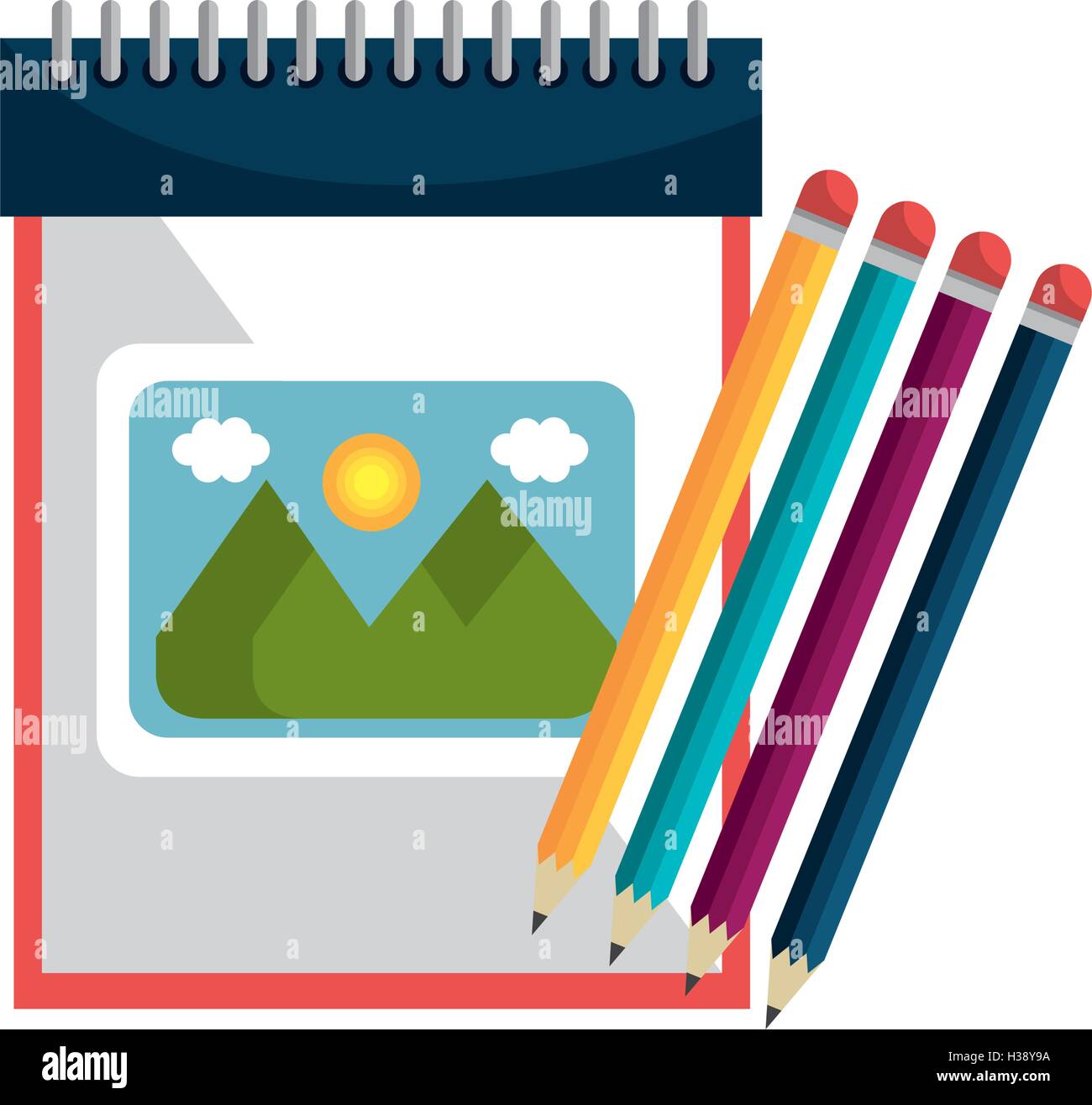 sketch creative notepad Stock Vector Image & Art - Alamy