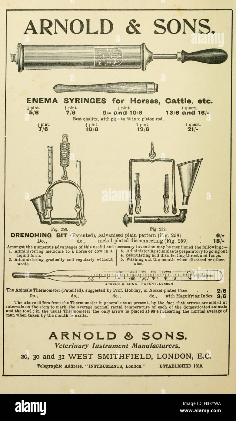 An encyclopedic work detailing various aspects of stable management ...