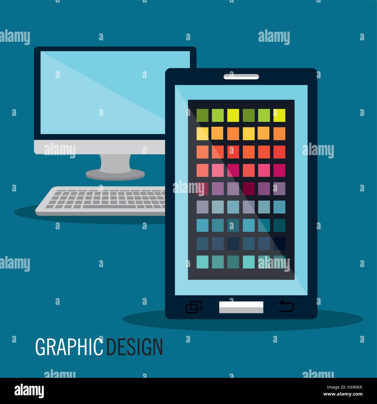 graphic design theme Stock Vector Image & Art - Alamy