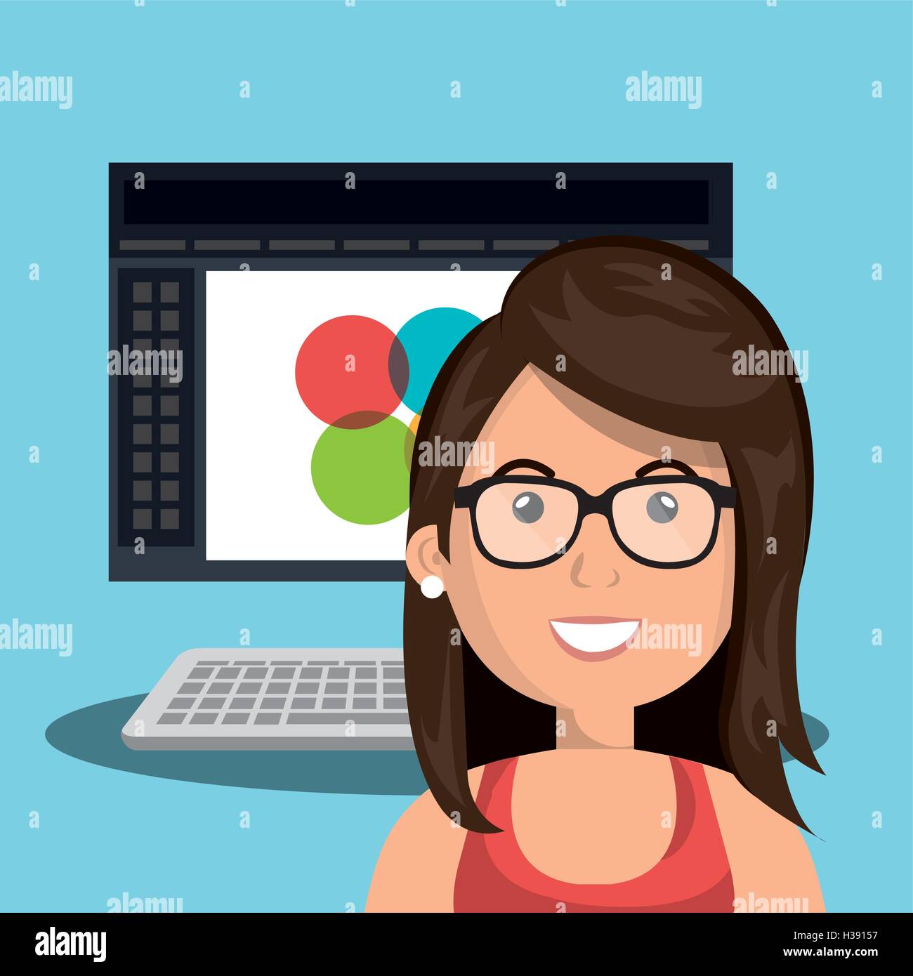 graphic design theme Stock Vector Image & Art - Alamy
