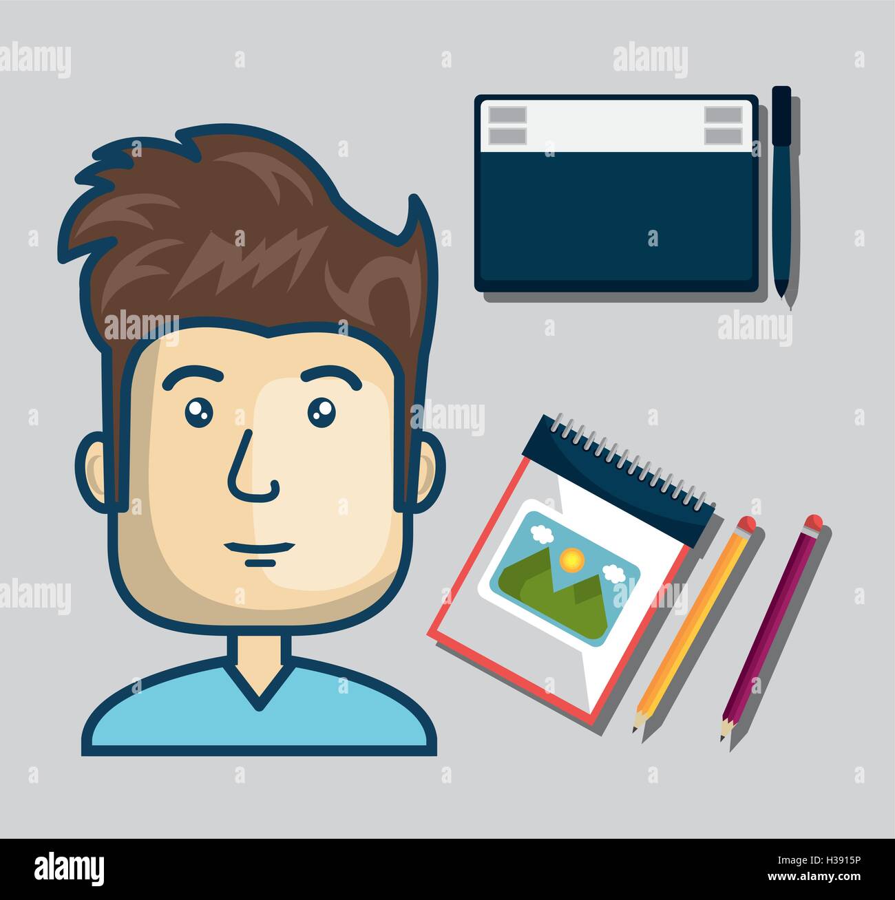 avatar graphic designer Stock Vector Image & Art - Alamy