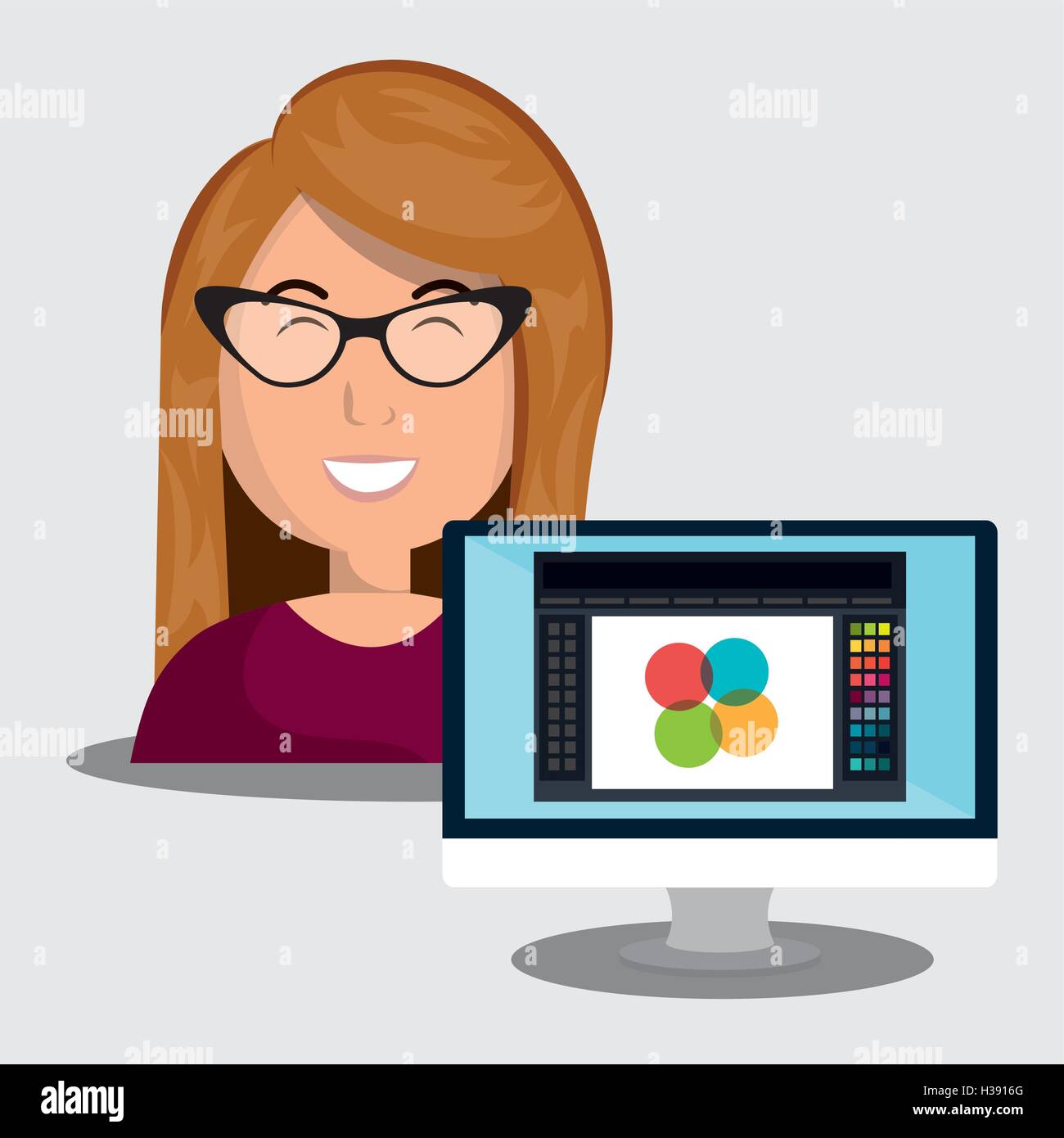 graphic design theme Stock Vector Image & Art - Alamy