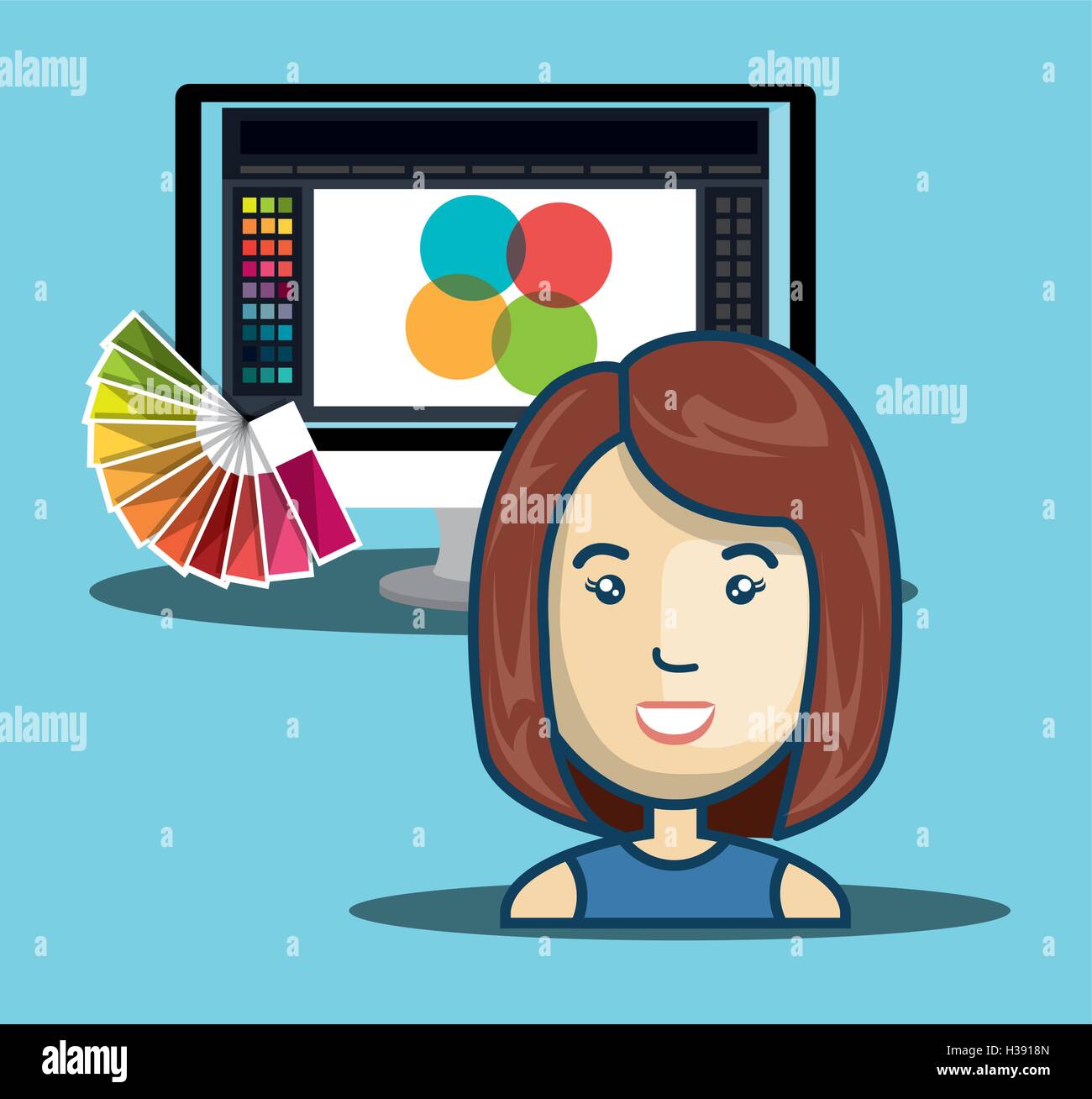 graphic design theme Stock Vector Image & Art - Alamy