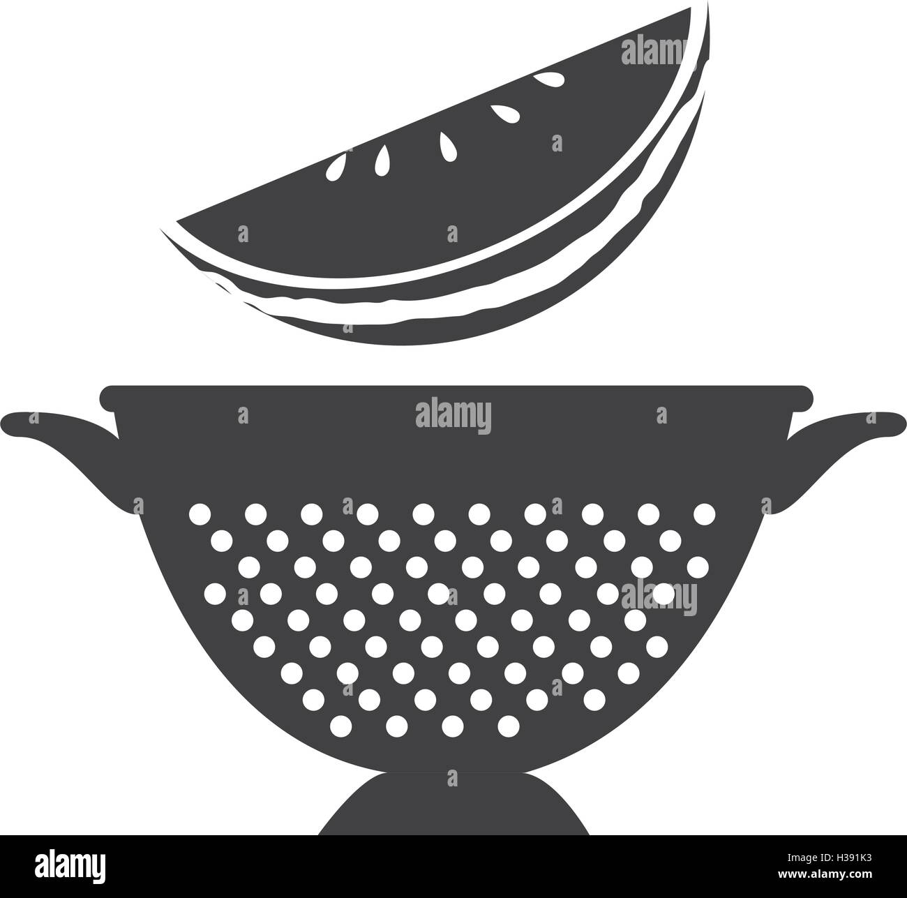 fruit and kitchen colander Stock Vector Image & Art - Alamy