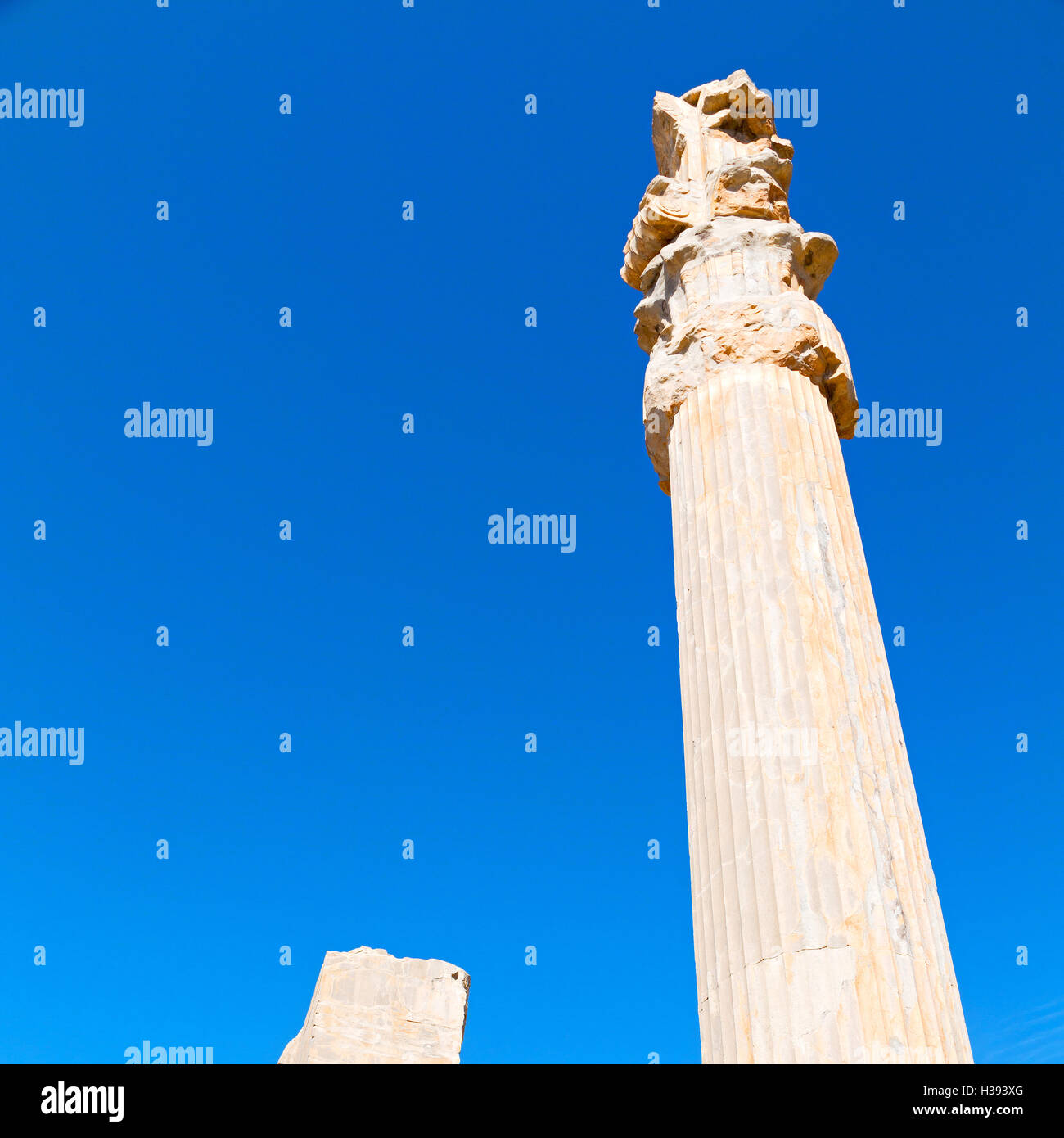 blur in iran persepolis the old ruins historical destination monuments ...