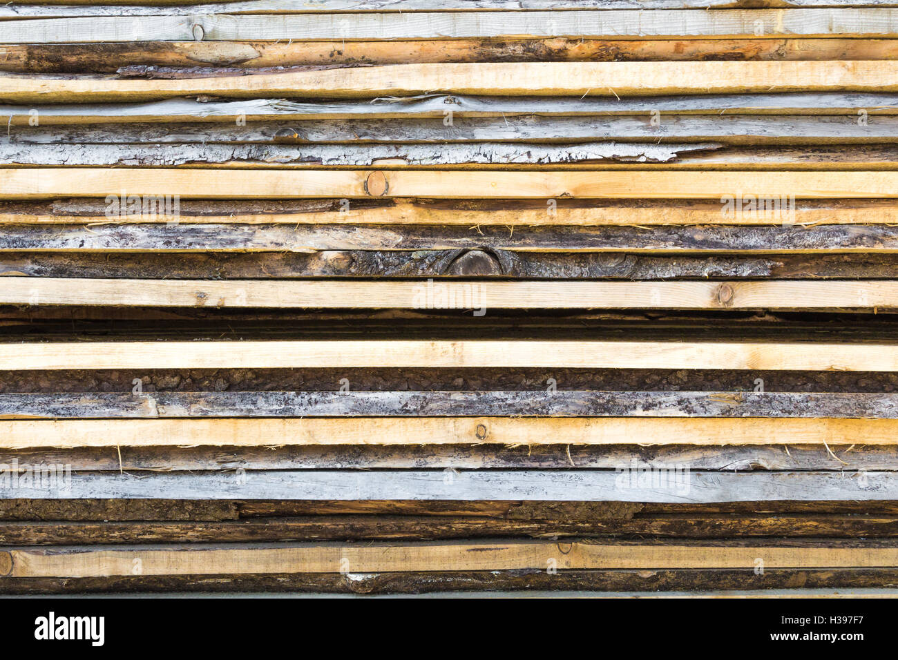 Stacked wooden planks hi-res stock photography and images - Alamy