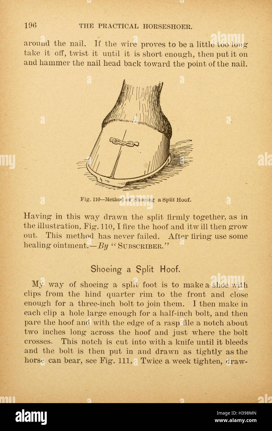 This practical guide offers detailed instructions for horseshoeing ...