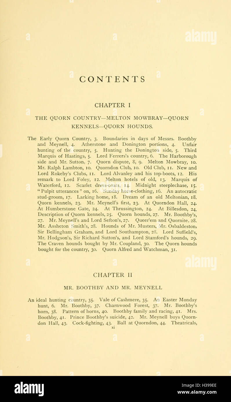This book covers the history and traditions of the Quorn Hunt, one of ...