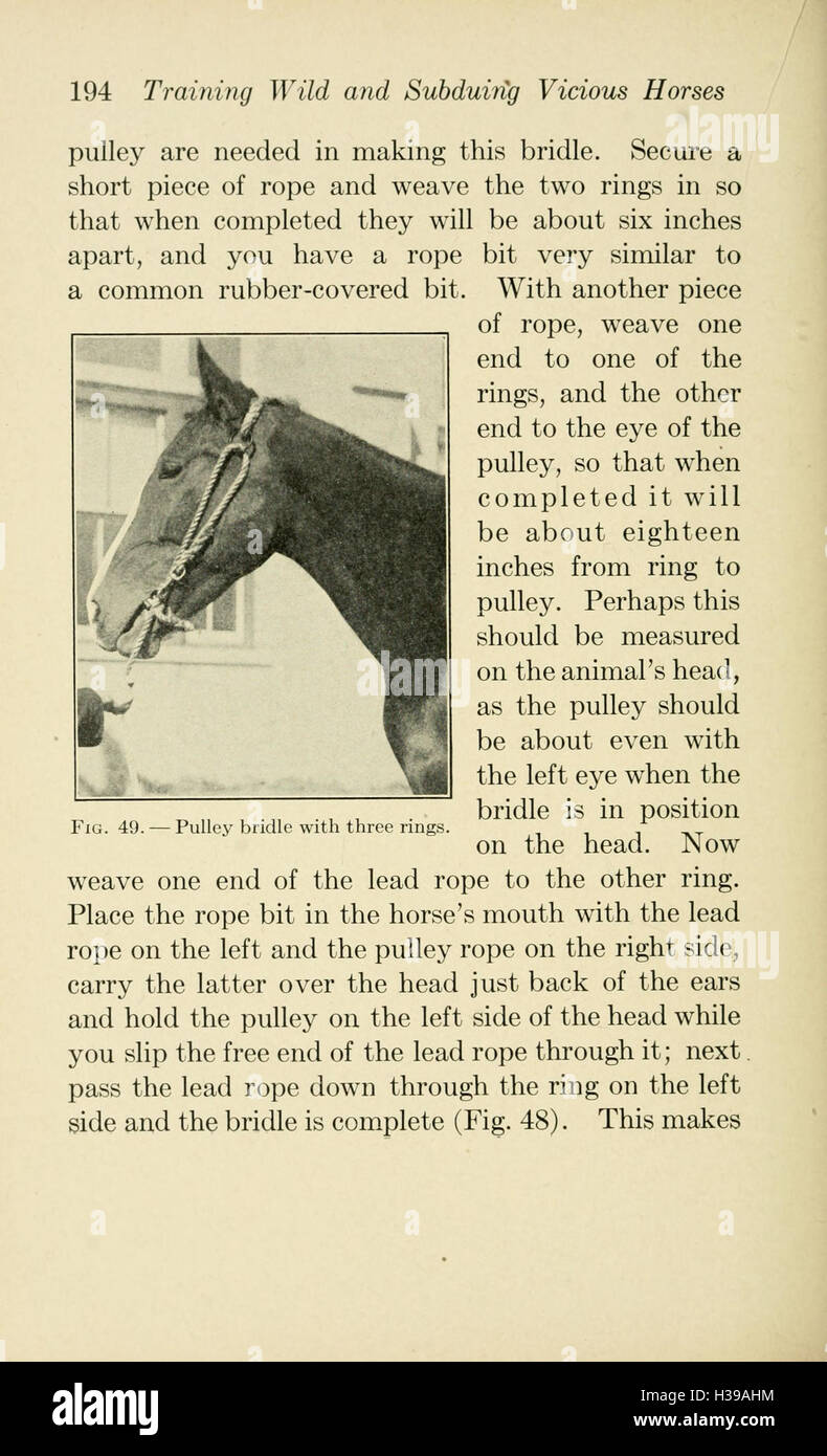 This work provides detailed methods for training and breaking horses ...