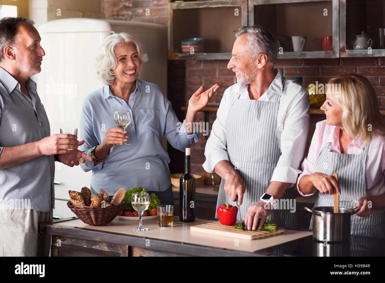 Father and daughter having conversation hi-res stock photography and ...