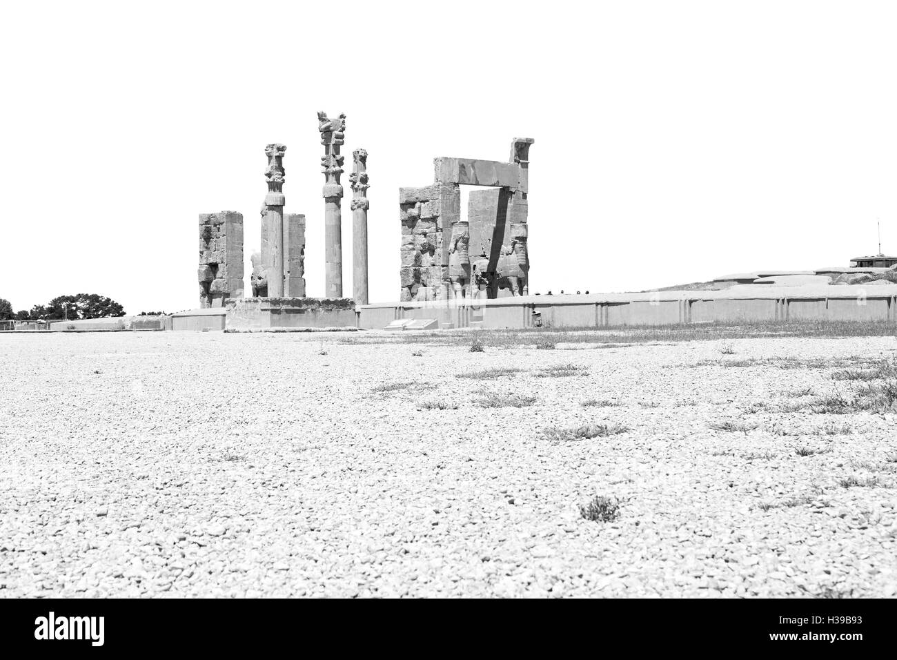 in iran persepolis the old ruins historical destination monuments and ...