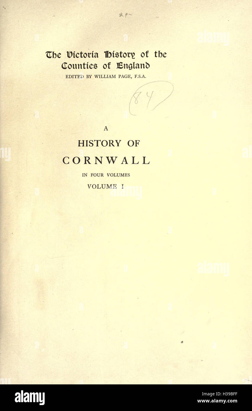 This history book covers the detailed account of Cornwall's past ...