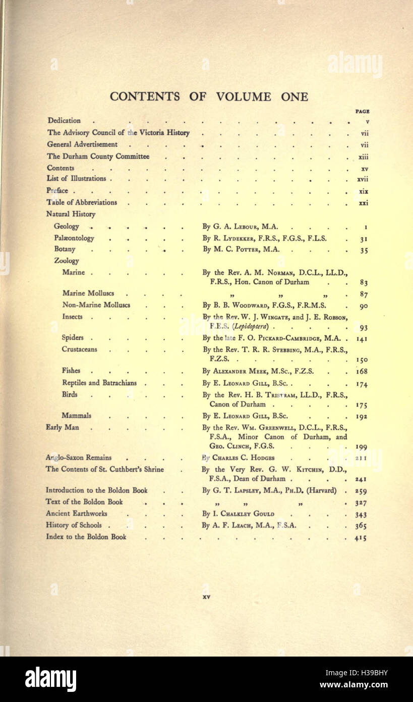 County durham antique county map hi-res stock photography and images ...