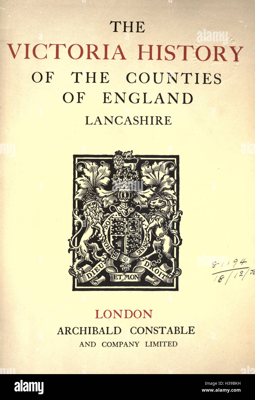 Old lancaster map hi-res stock photography and images - Alamy